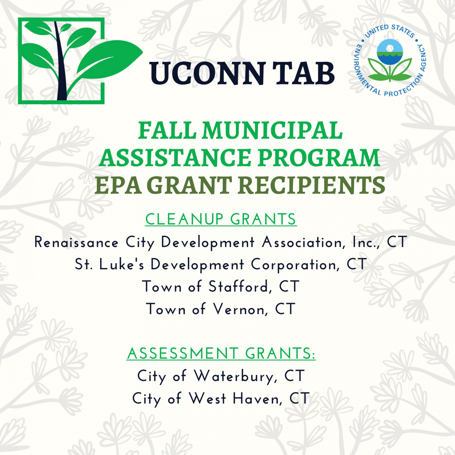 Fall MAP - EPA Grant Recipients | Technical Assistance to Brownfields ...