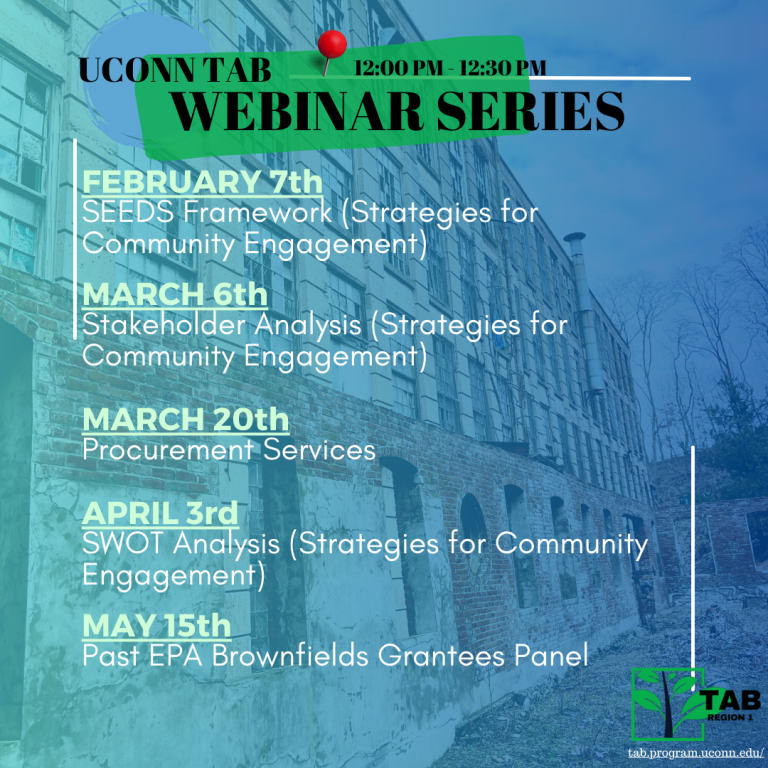 webinar | Technical Assistance to Brownfields Program